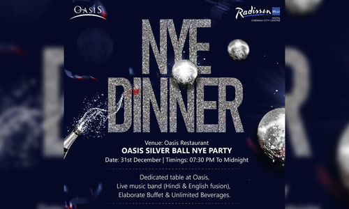 Oasis - Radisson Blu Chennai City Centre Egmore Chennai - 10 Offer at ...