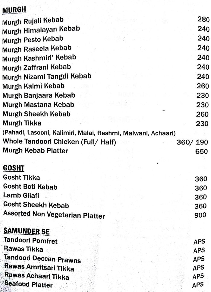 Cottage Fine Dine Menu and Price List for Thane West, Thane | nearbuy.com