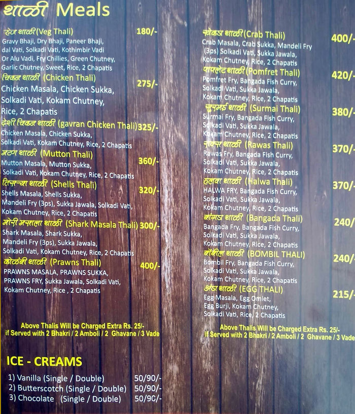 Malvani Days Menu and Price List for Kharghar, Navi Mumbai | nearbuy.com